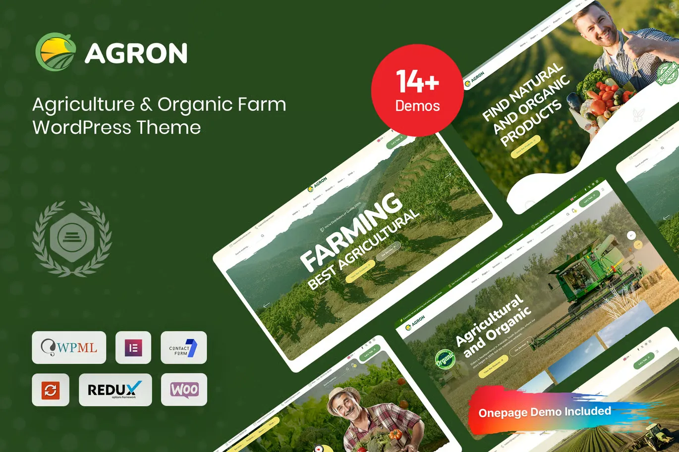 Agron - Agriculture & Organic Farm WP Theme