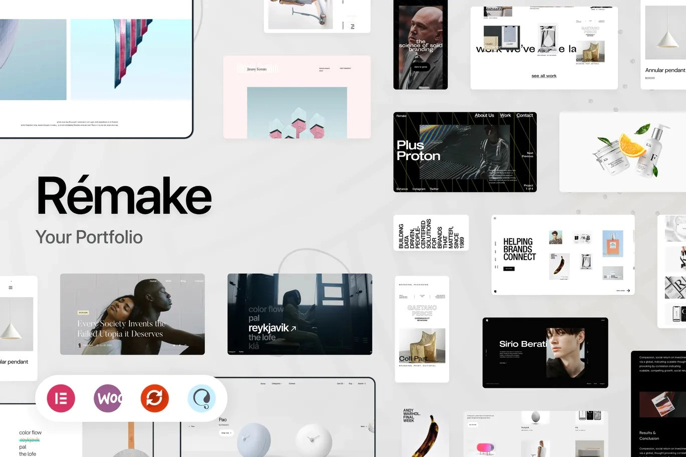 Remake – Minimalist Portfolio Theme